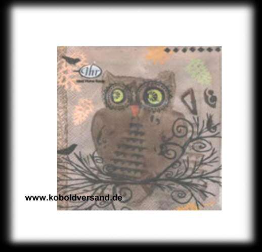 Servietten Eule