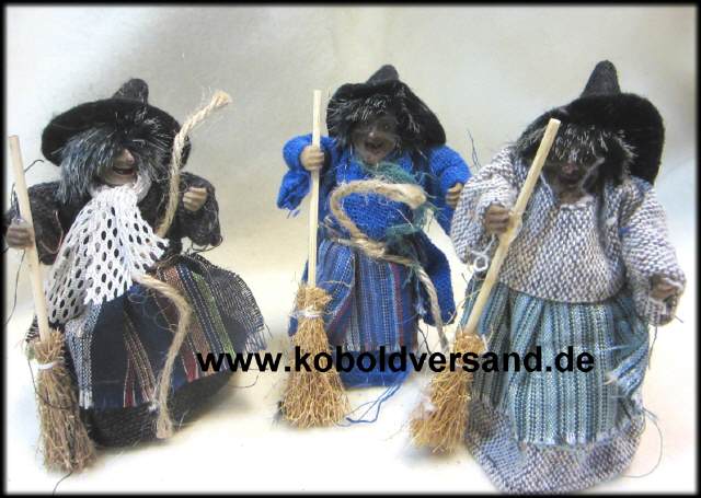 Kleine stehende Hexe Trude